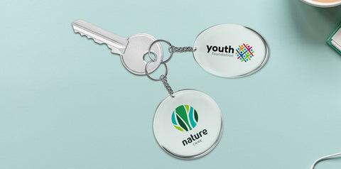 Personalized Acrylic Business Keychain | Custom Key Chains – Hello ...